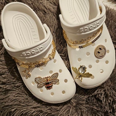 Shoelace Clog Charms Set, Pearl Clog Charms Pack Custom Shoe Chains ...