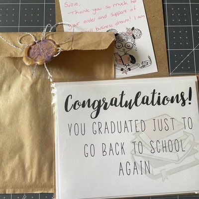Congratulations Graduation Card High School Graduation Funny Graduation ...