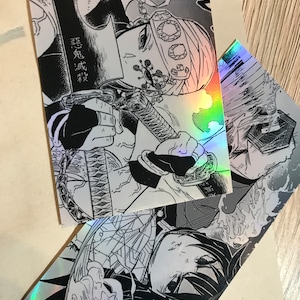 Random Anime Sticker Packs / Customizable / Holo Sticker / - Etsy