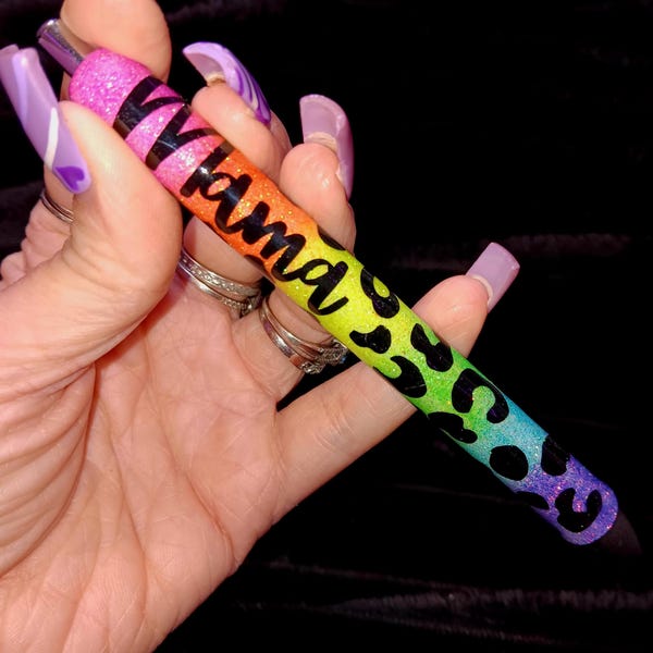 Cancer Awareness Glitter Pen Gel Pen Refillable Pen Etsy