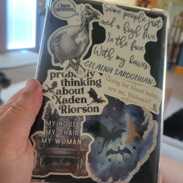 My House My Chair My Woman Sticker, Bookish Sticker, Fourth Wing, Iron ...