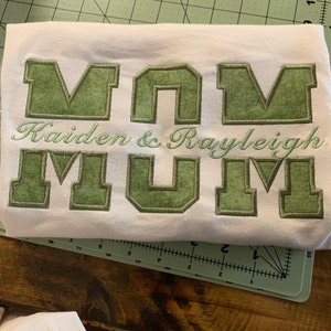 Maddie Machine Embroidery Font Monogram Alphabet 3 Sizes | Etsy