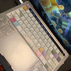 Notebook Keyboard Stickers Laptop Keyboard Cover Vinyl Macbook | Etsy