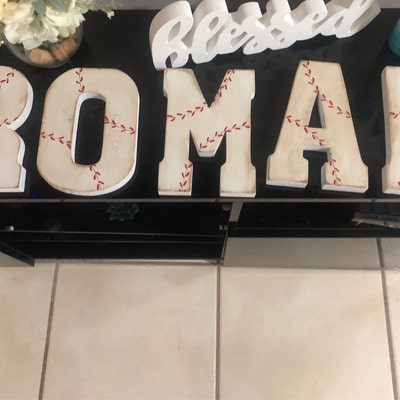 Baseball Letters Baseball Theme Baseball Party Baseball - Etsy