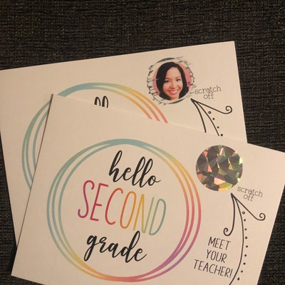 Scratch off Postcard Welcome Postcard for Students or Kids Note From ...