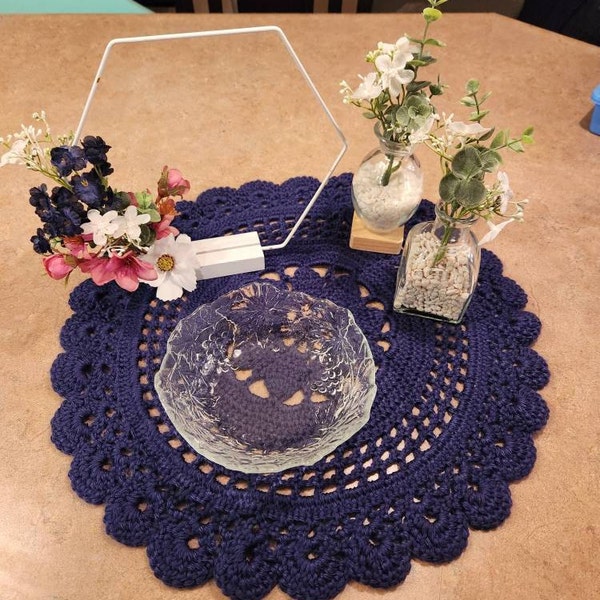 CROCHET PATTERN - Tea Rose Doily Written Pattern PDF | English - Etsy