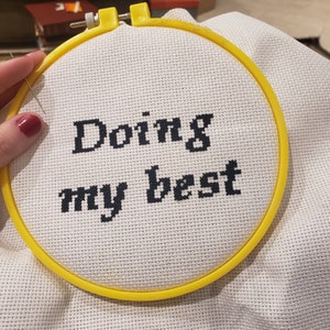 Funny Wedding Cross Stitch Pattern Modern. Customizable | Etsy