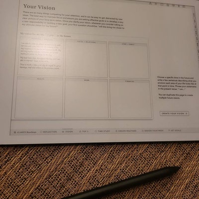 Notes & Overlay Shapes Digital Planning Sticker Set - Etsy