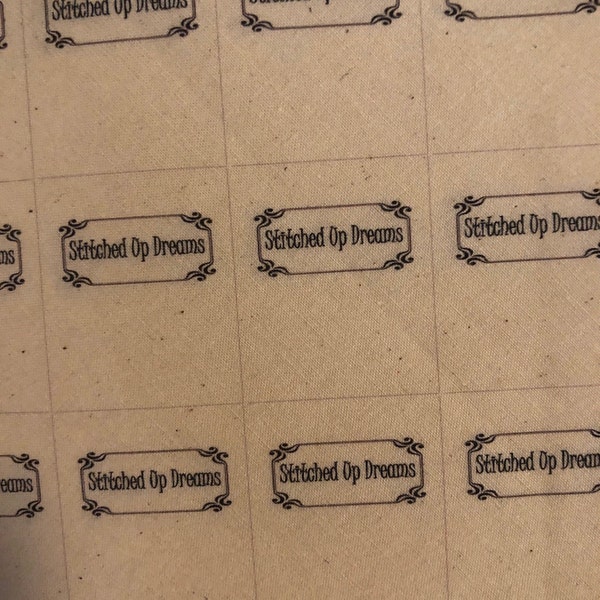 Clothing Labels Custom Half Fold Hem Loop Style Organic Labels Using ...