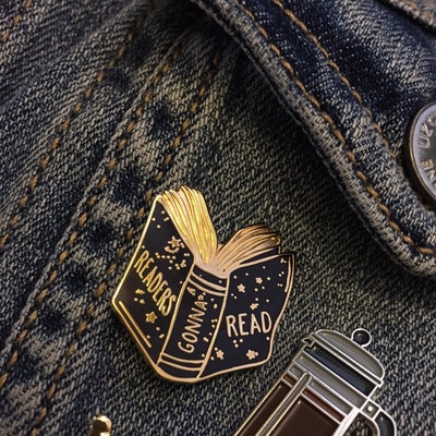 Readers Gonna Read Book Enamel Pin Book Enamel Pin Book Lover Gift ...