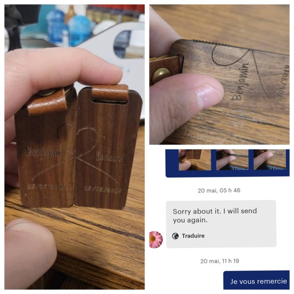 Personalised Wood Couple Keychain, Engraved Keyrings for Couple, Gift ...