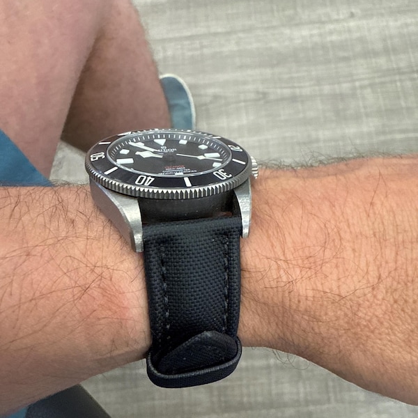 Handmade Copper Brown Italian Leather Watch Strap, Full Grain Leather ...