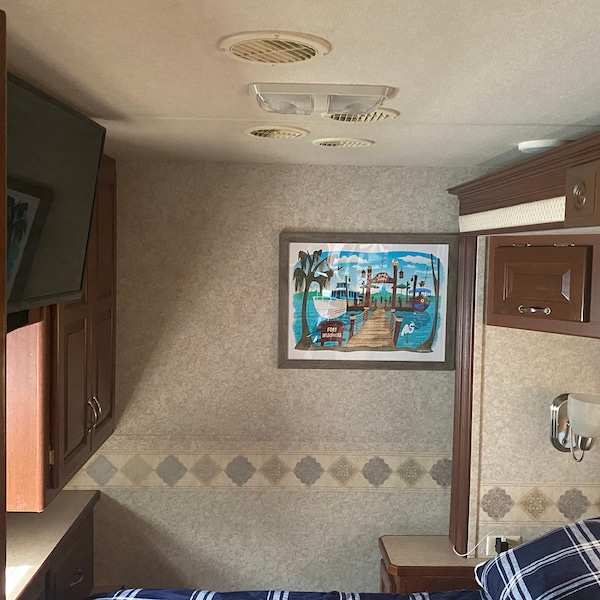 Fort Wilderness Marina Magical Morning Print - Etsy