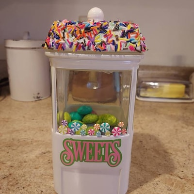 Custom Popcorn Machine Candy Jar, Boss Candy Jar, Office Candy Jar ...