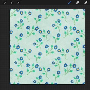 The Pattern Maker Canvas for Procreate, Texture Brushes and Seamless Canvas Texture Overlays for ...