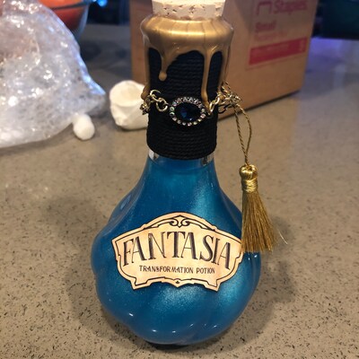 FINAL FANTASY Inspired FANTASIA Potion Bottle With Magical - Etsy