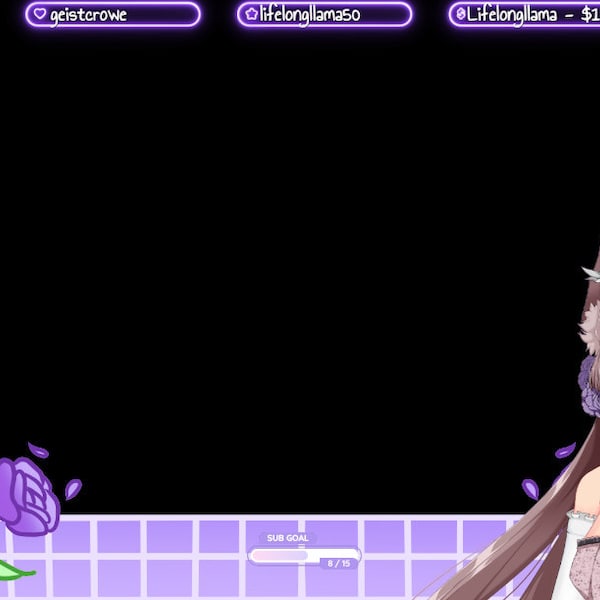 Multistyle Chat Widget + Minimal Version | 6 Decor Options | Twitch - Etsy