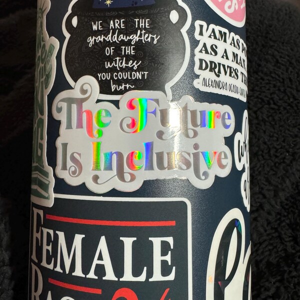 The Future is Inclusive Sticker, Diversity Stickers, Feminist Stickers ...