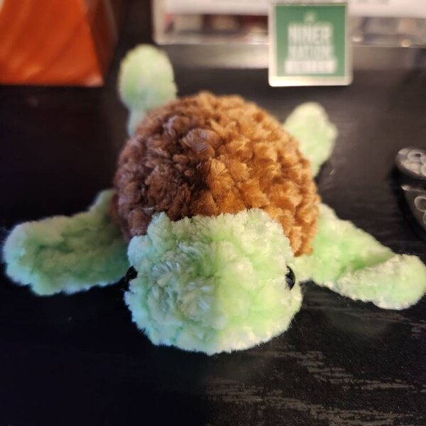 Mini Turtle Plushie , Pocket Turtle, Turtle Plushie , Crochet Turtle ...
