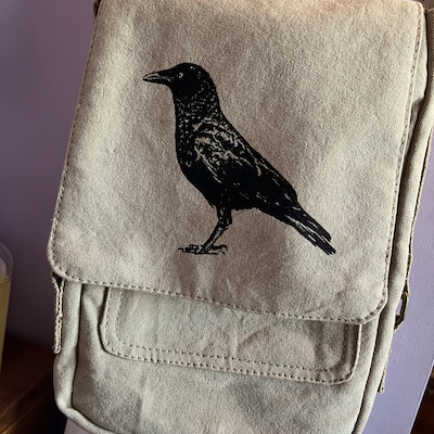 Crow Raven Tech Bag Small Purse Crossbody Shoulder Bag Gift for Crow ...
