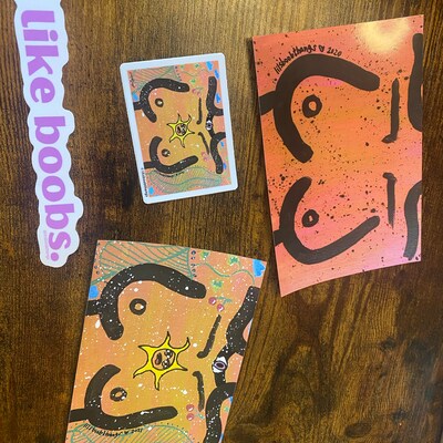 Glossy Sticker, I Like Boobs Sticker, Boob Sticker, Vinyl Sticker ...