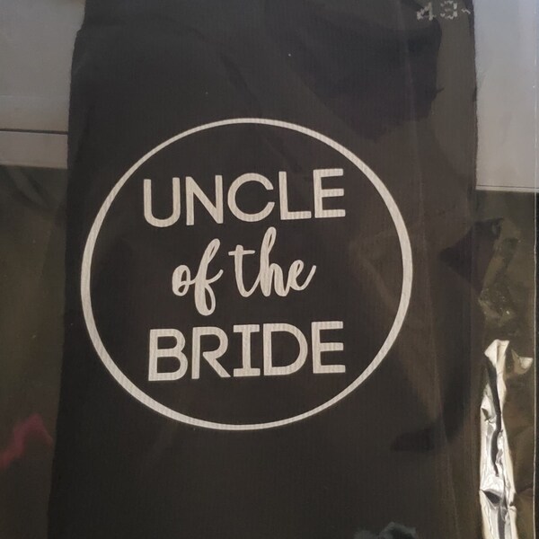 Uncle of the Bride Gift, Father of the Bride Gift, Special Socks for a ...