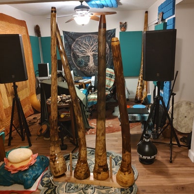 Didgeridoo Display Stand 6er Wood - Etsy