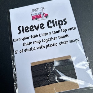 Solid Colored Shirt Ties, Shirt Clips for Women, Sleeve Clips, Sleeve ...