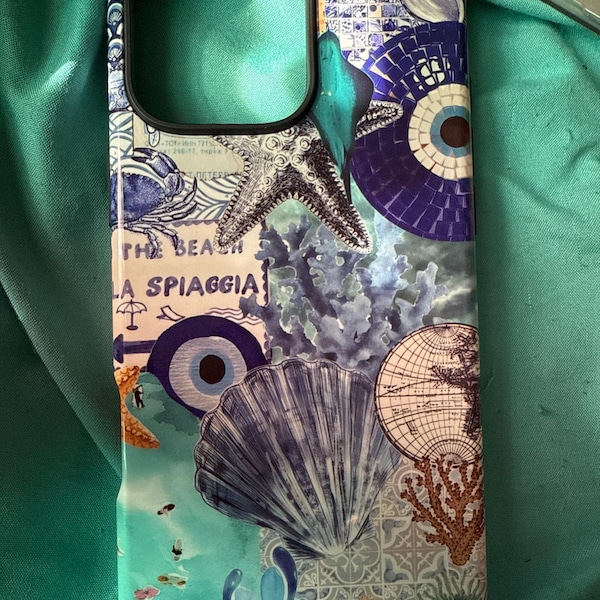 Coastal Coquette Collage Phone Case, Preppy and Cute Collage, iPhone 16 ...