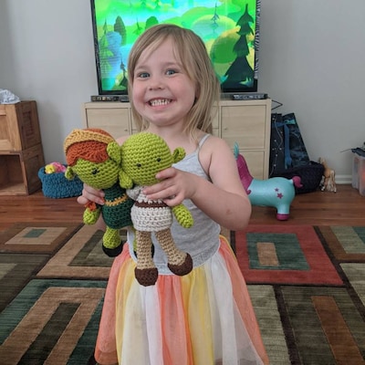 Princess Fiona From Shrek Inspired Doll/fiona Doll/soft Toy Doll/ Plush ...