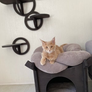 NEKO Scratching Post for Cats/ Wall Mounted / Cat Shelves / | Etsy