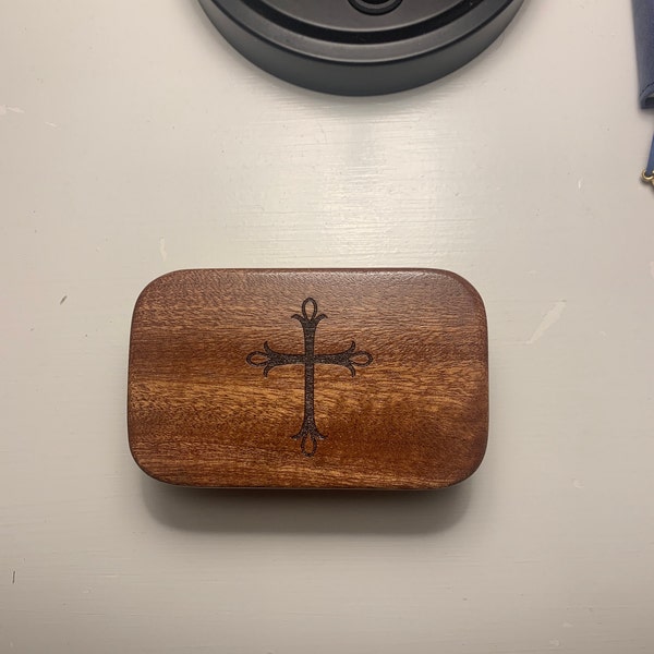 Tree of Life Engraved Wooden Treasure Box of Mahogany Handmade in the ...