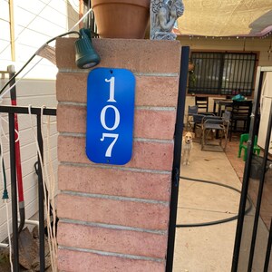 12x6 Reflective Custom Address Sign - Etsy