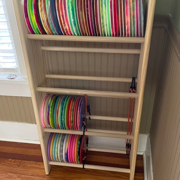 Disc Golf Storage Rack - 4 Levels - FREE Shipping and Laser Engravings ...
