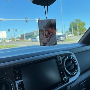 Hanging Car Photo Frames Rearview Mirror Hanging Accessory - Etsy