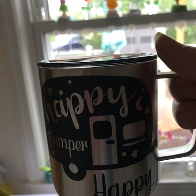 Happy Glamper Coffee Mup Camping Cup Hiking Cup - Etsy