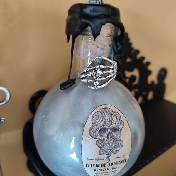 Magic Potion "elixir of Eternal Night" - Gothic Esoteric Decoration ...