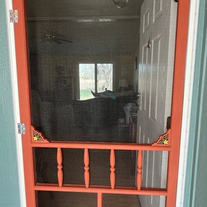 Four 4 Victorian Gingerbread Screen Door Brackets 6 7/8 L X 5 1/2 X 3 ...