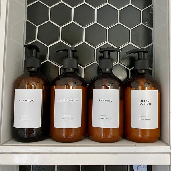Clean+home Cleaning and Laundry Labels • Water and Oil Resistant ...