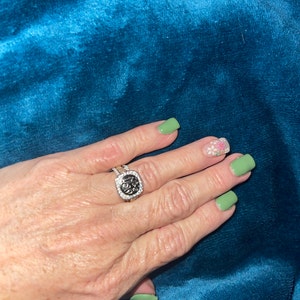 Sterling Silver Monogram Stackable Ring, Sterling Silver Stackable ...