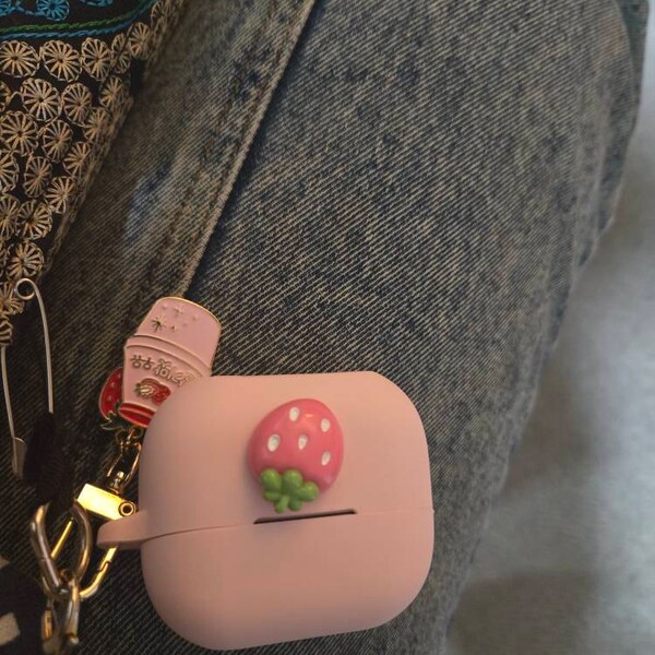 Peach Pink Ribbon Resin iPhone 16/15/14/13/12/11 Galaxy S25/S24/23/S22 ...