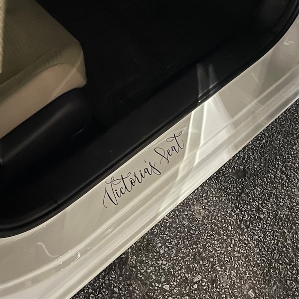 Passenger Princess Door Frame Custom Decal - Etsy