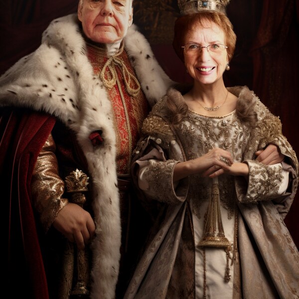 3 People the Witch Family Portrait, Custom Witch Portrait, Family ...