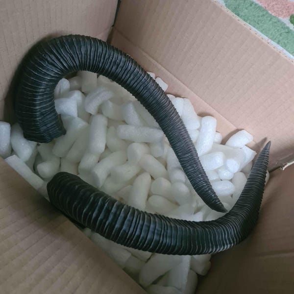 Devil Raphael Haarlep Incubus Horns Hand Painted Cosplay Replica Baldur ...