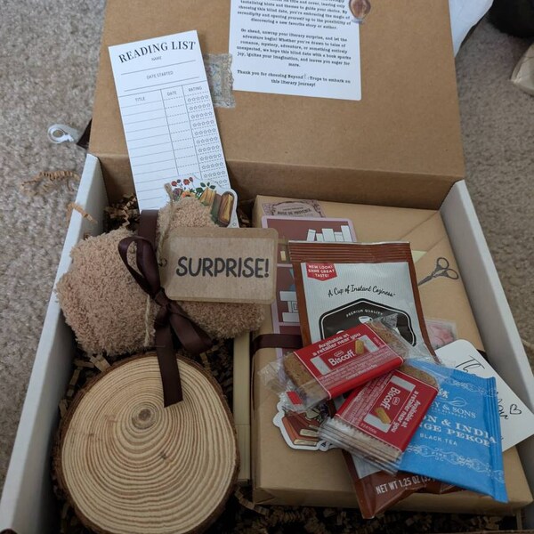 Blind Date With a Book Box Gifts for Book Lovers Personalized Book Gift ...