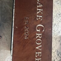 CORTEN rusted Steel LED Backlit Sign, Backlit, Business Sign-plaque ...