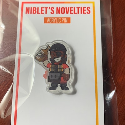 Team Fortress 2 RED Team Acrylic Pins - Etsy