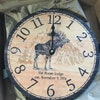 Personalized Moose Wall Clock Cabin Clock-lodge Clock - Etsy