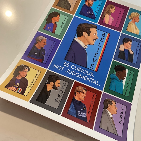 Be Curious, Not Judgemental Collage - Medium Print - Etsy