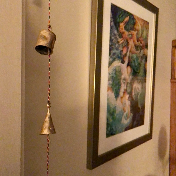 Bells Windchime, Bells on String, Colorfull Windchime, String of Bells ...